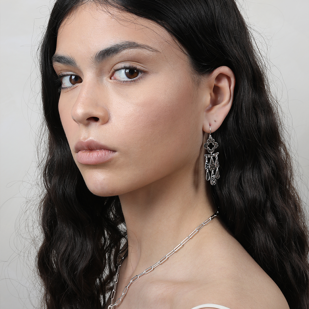 The Harmony Cascade Earrings, A statement of movement, balance, and feminine awakening.– Nicole ...